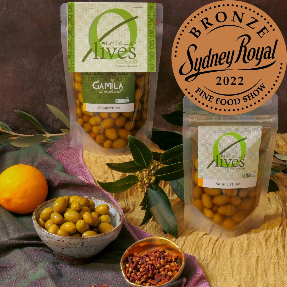 Wild Fermented Olives - Summertime - Gamila | Glenrowan Providore